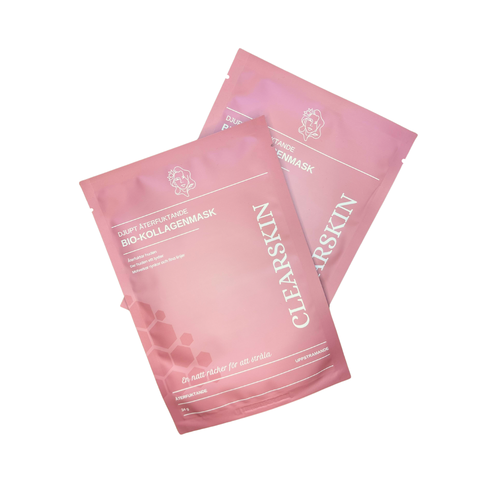 Djupt Återfuktande Bio-Kollagenmask - Clearskin